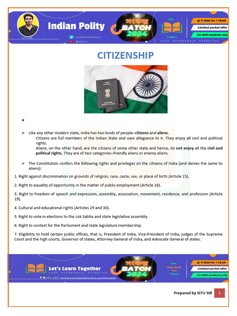 10-Citizenship | PDF | Government | Justice