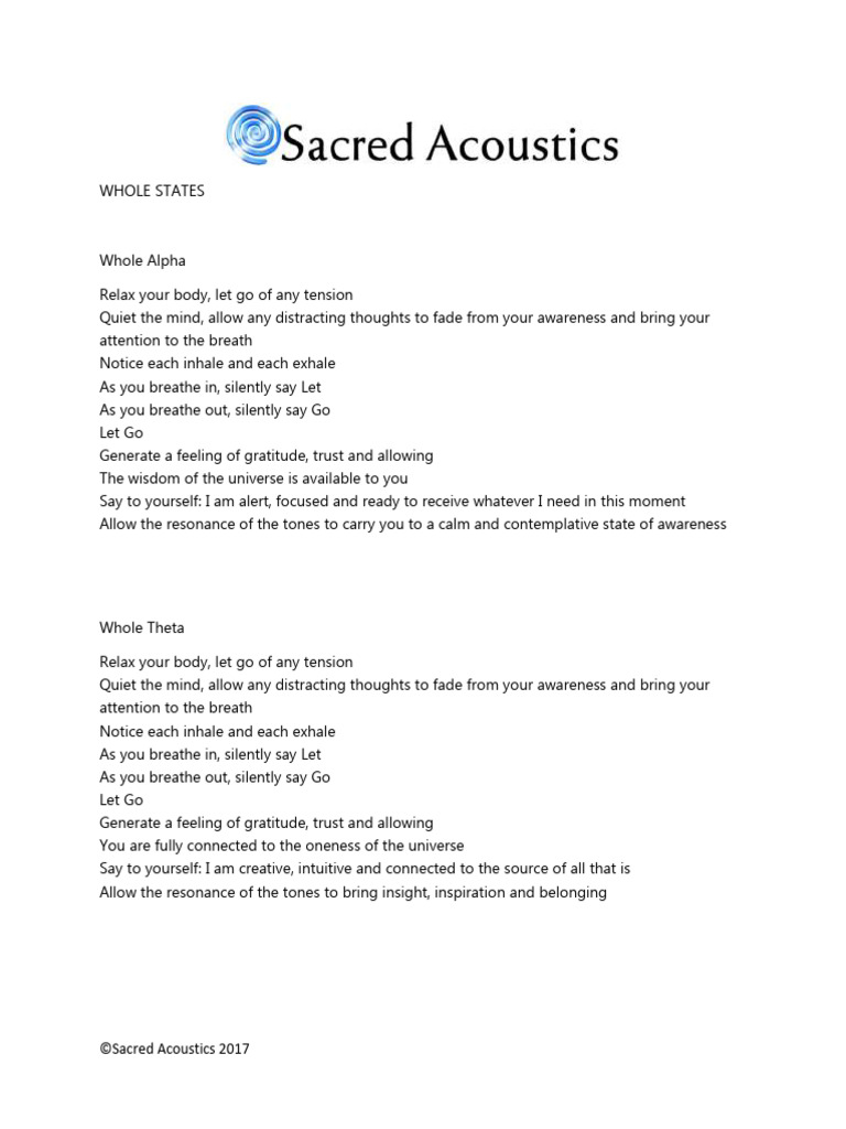 Whole States Script | PDF