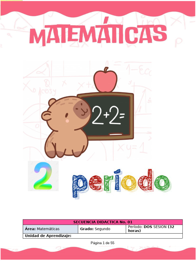 MATEMÁTICAS 2 PERIODO | PDF | Sustracción | Matemática Elemental