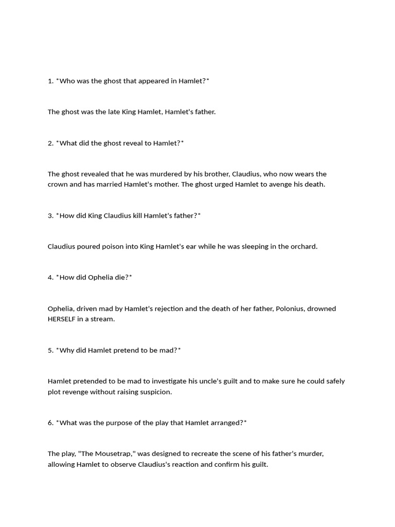 hamlet (1) (1) | PDF