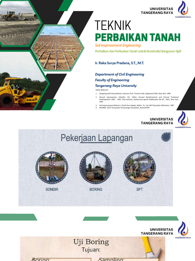 Metode Perbaikan Tanah Geosintetik | PDF
