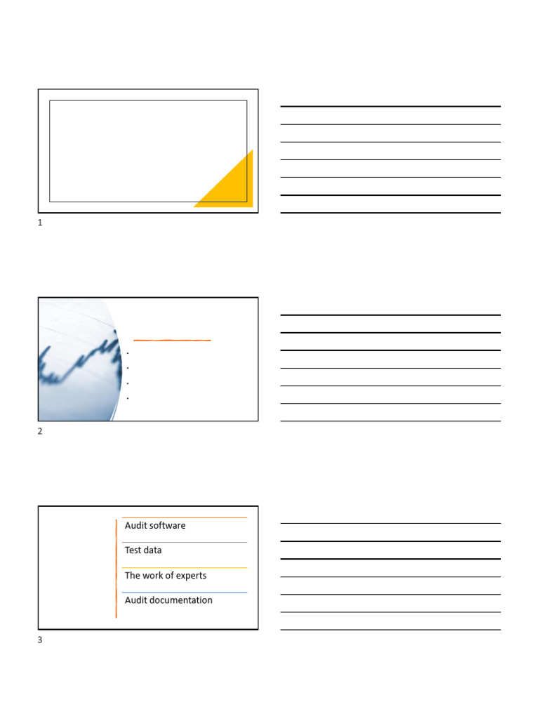 Lecture 2 - Computer-Assisted Audit Techniques (CAATs) and Audit ...
