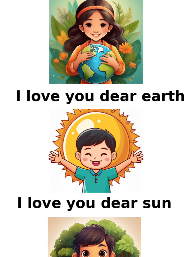 I Love You Dear Earth | PDF