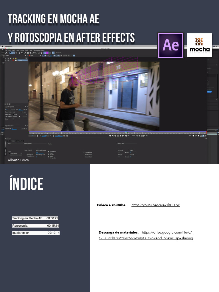 Ejercicio 12 Tracking en Mocha AE | PDF
