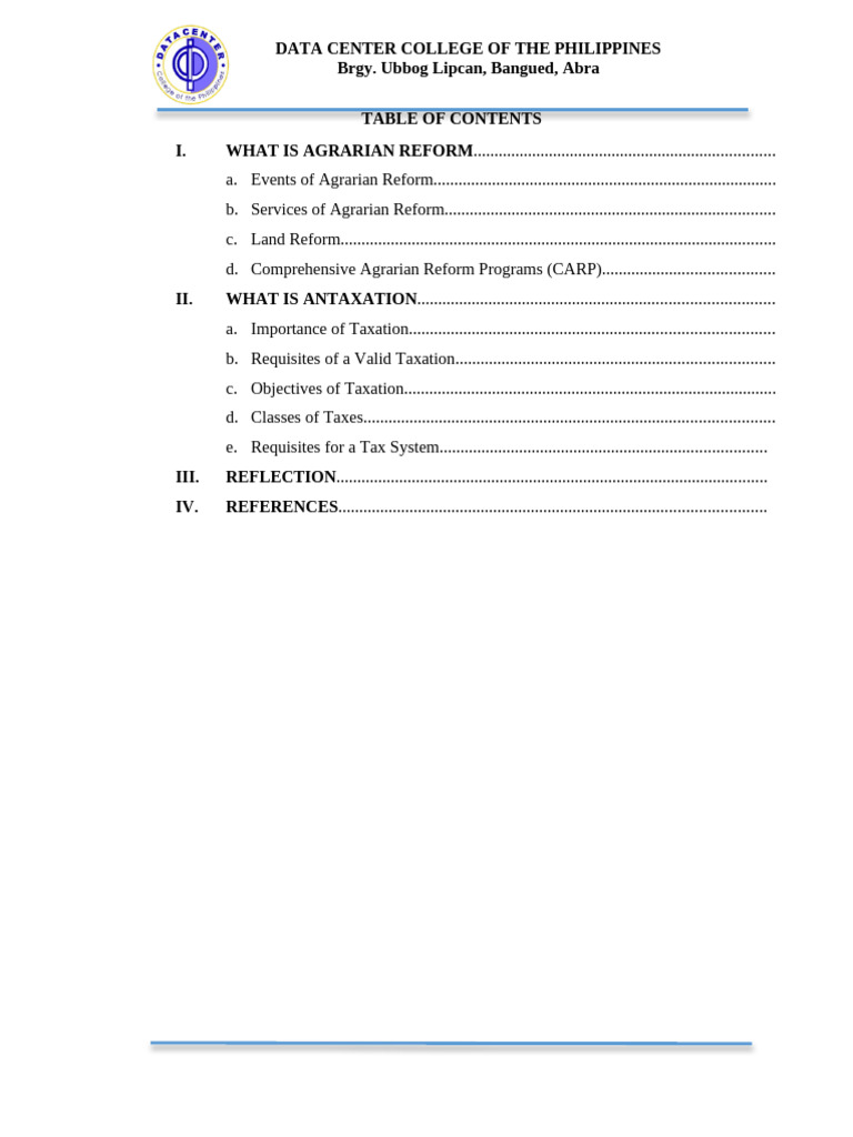 Table of Content | PDF