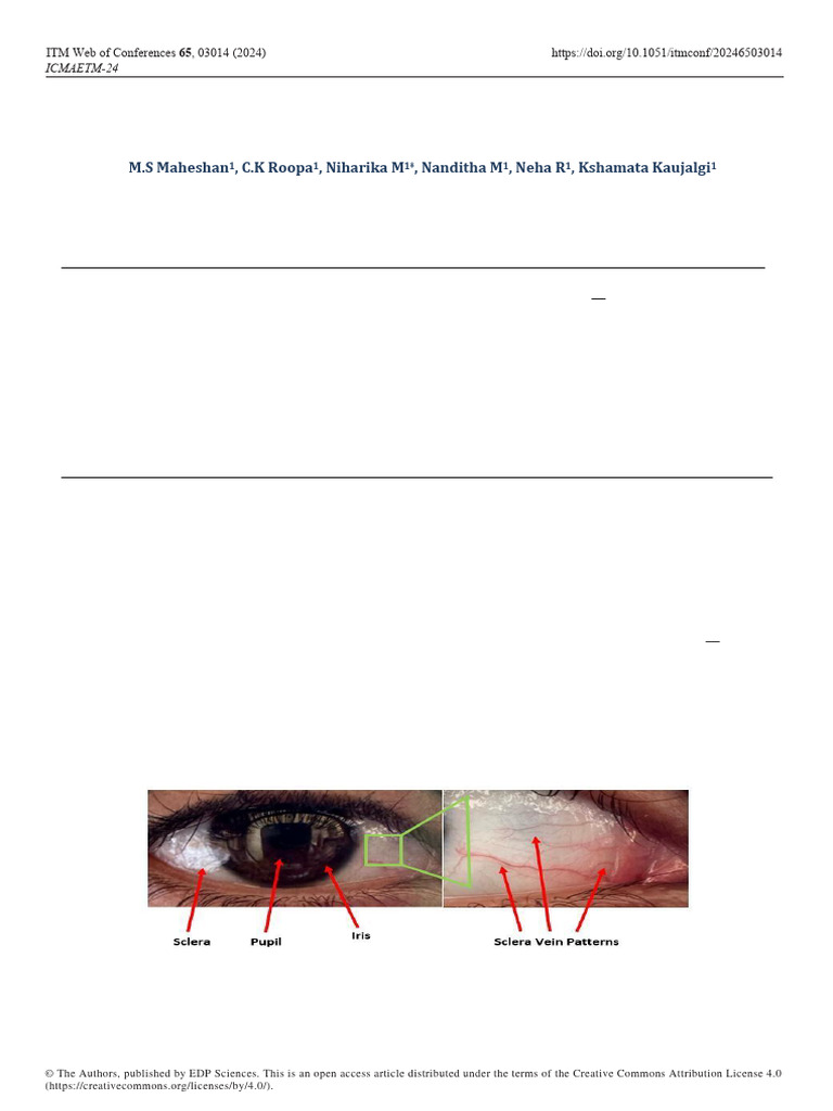 Sc;Era Segmentation | PDF | Image Segmentation | Biometrics
