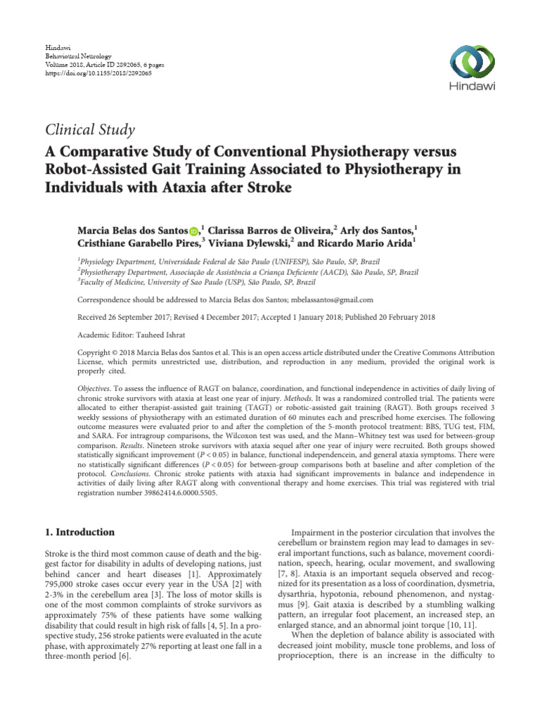 A Comparative Study of Conventional Physiotherapy | PDF | Physical ...