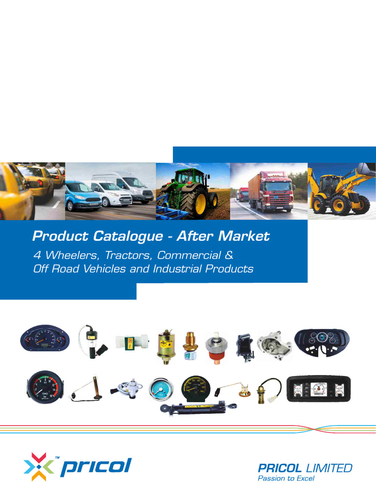 Pricol 4WH Catalogue | PDF | Land Vehicles | Vehicles