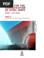 BV Rules for Steel Ship Classification | PDF | Ships | Shipping