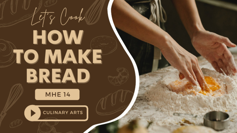 Brown Modern How To Make Bread YouTube Thumbnail | PDF