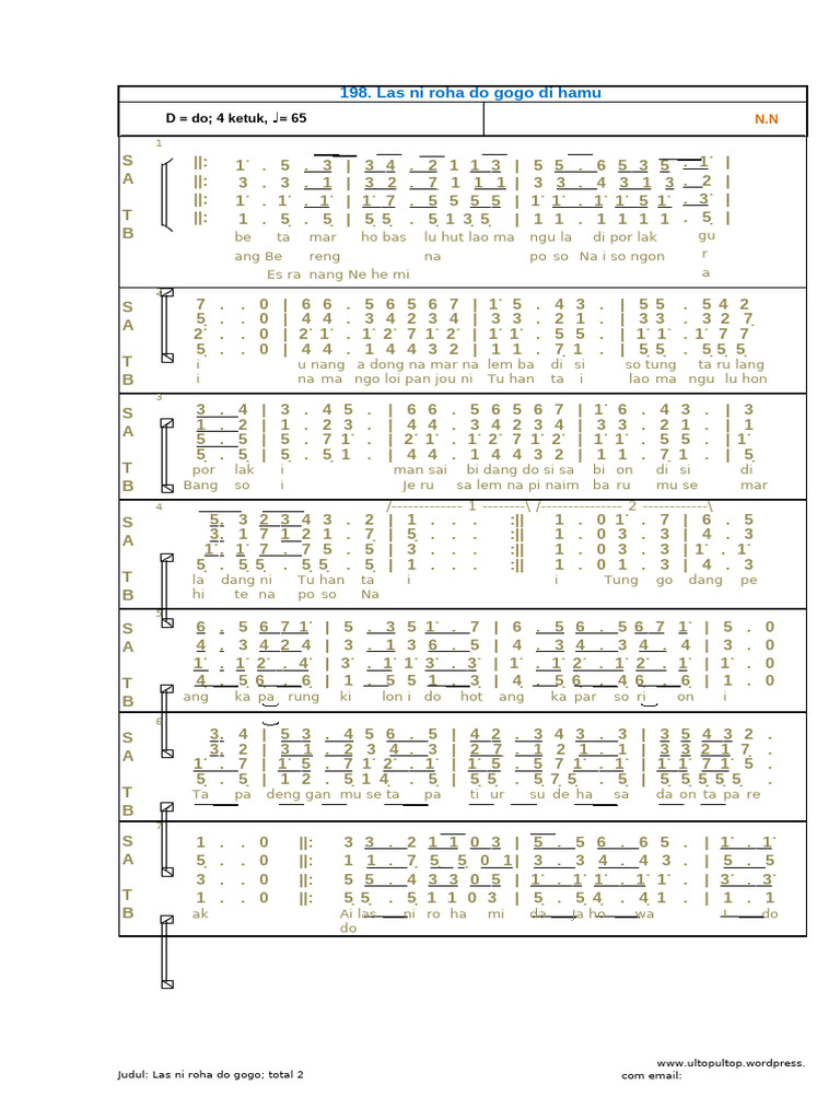 Las Ni Roha Do Gogo Di Hamu | PDF