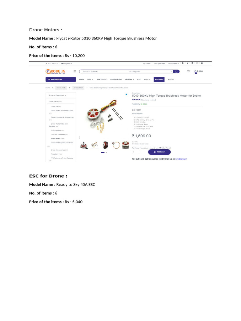 Quadcopter Drone | PDF