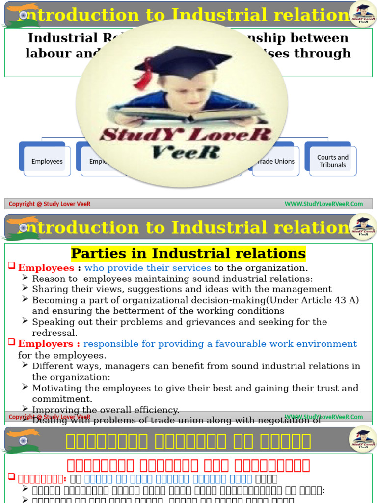 Industrial Relation & Labour Law - 1 | PDF