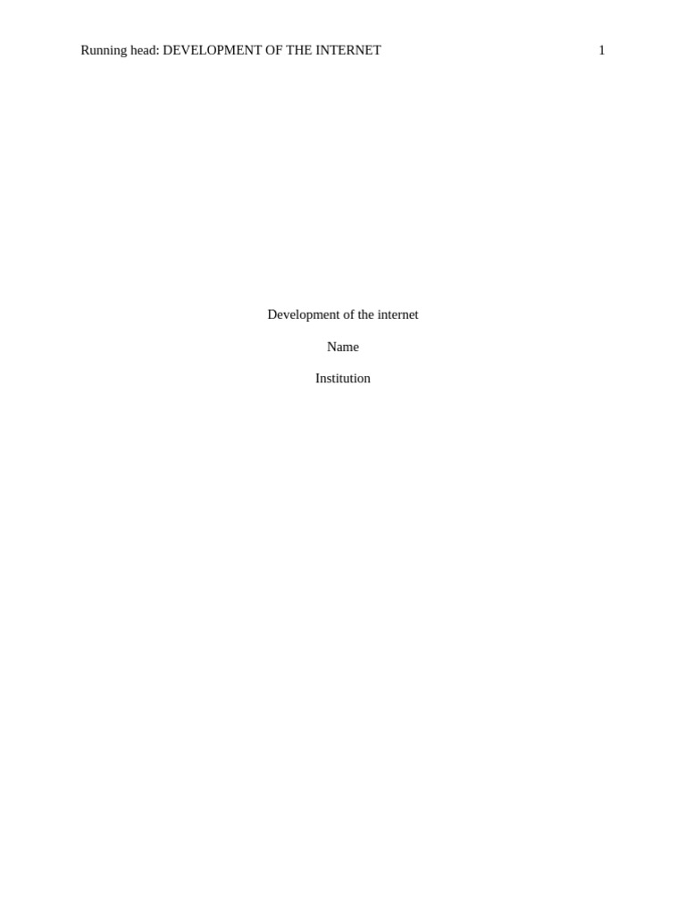 Evolution of Internet Technology | PDF | Internet | Computer Network