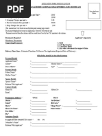 Obc Application Form | PDF