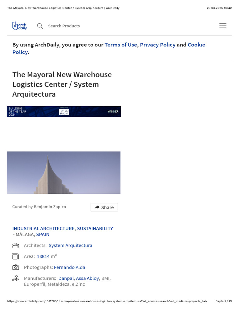 The Mayoral New Warehouse Logistics Center : System Arquitectura ...