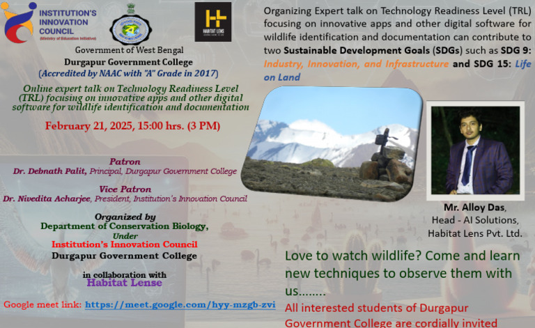 Expert Talk_Durgapur Government College | PDF