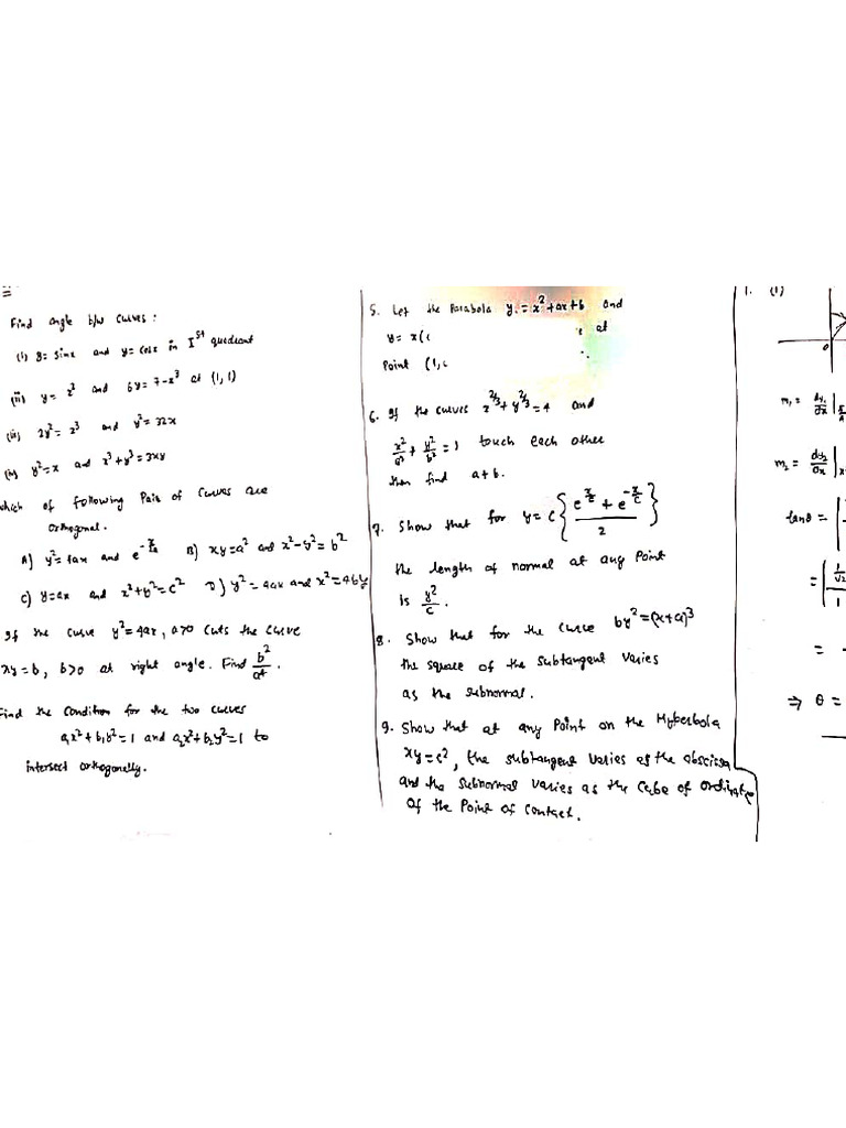 Maths notes | PDF