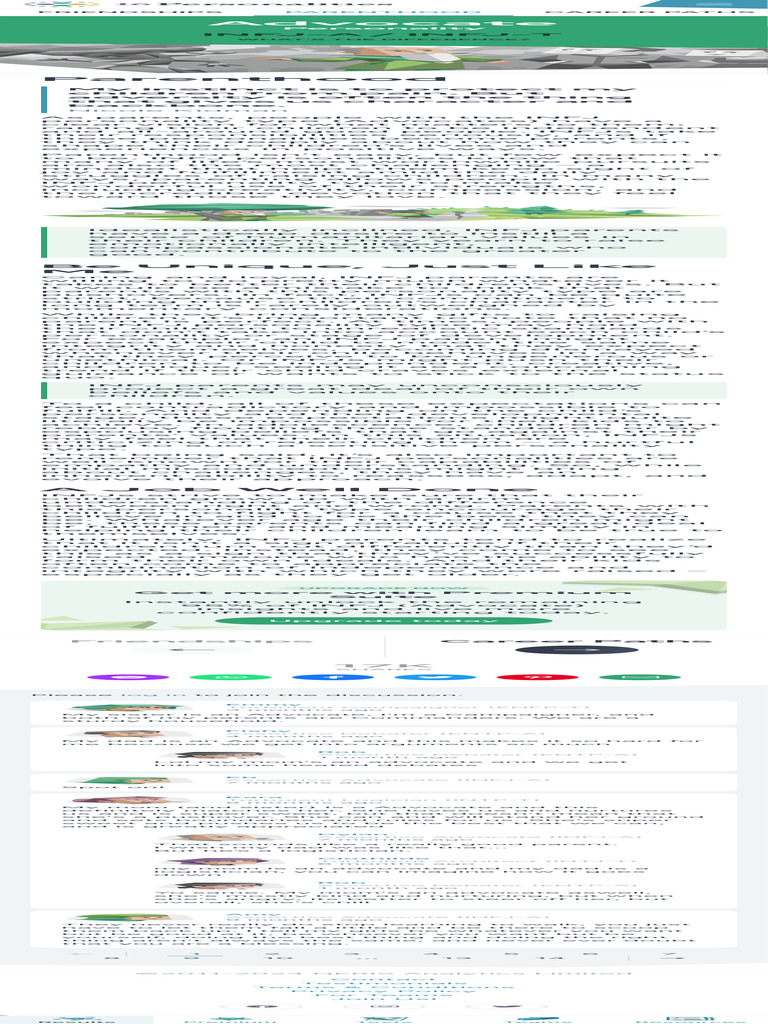 Parenthood INFJ Personality (Advocate) 16personalities | PDF ...