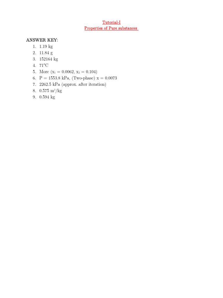 Detailed Solution Tut-1 | PDF | Quantity | Physical Quantities