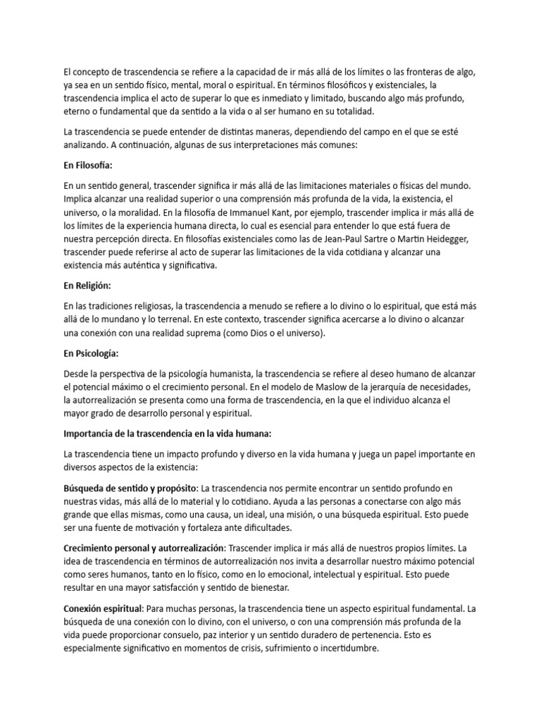 Documento 1 - Merged | PDF | Trascendencia (filosofía) | Realidad