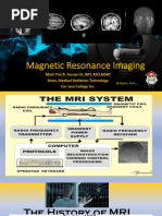 Basics Physics of MRI | PDF | Magnetic Resonance Imaging | Relaxation (Nmr)