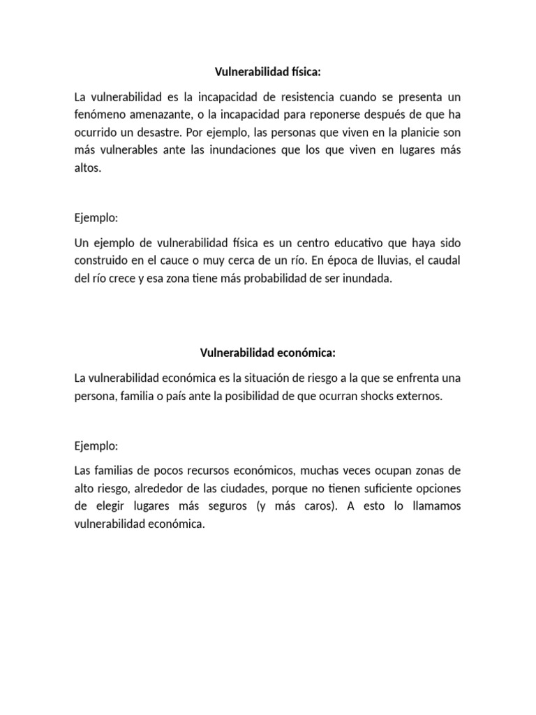 Vulnera Bili Dad Es | PDF | Institución | Entorno natural
