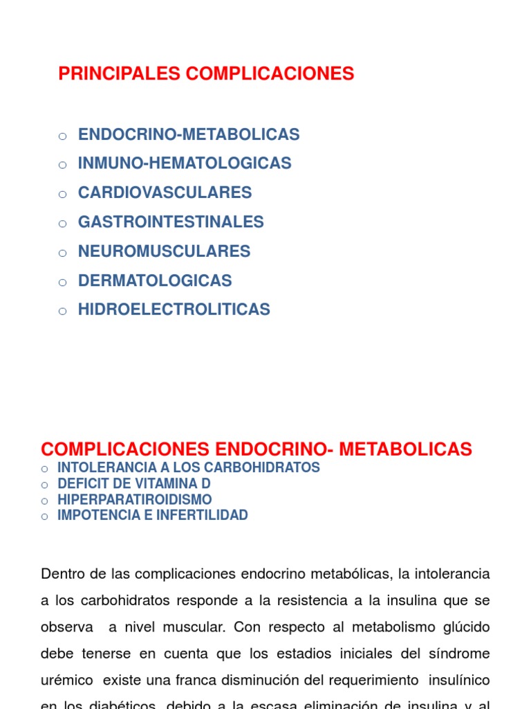 Complicaciones Irc | PDF | Hipertensión | Insuficiencia cardíaca