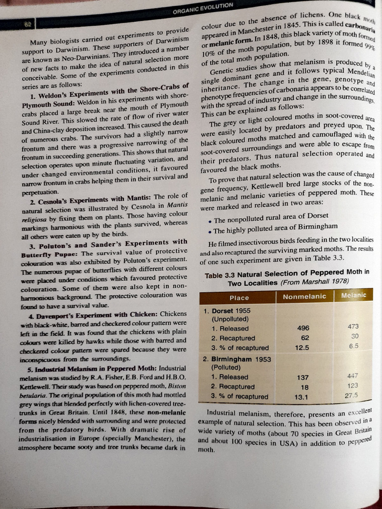 Theories of Evolution Part-2 | PDF