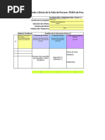 Plantilla AMEF Excel Analisis Modo Efecto Falla | PDF