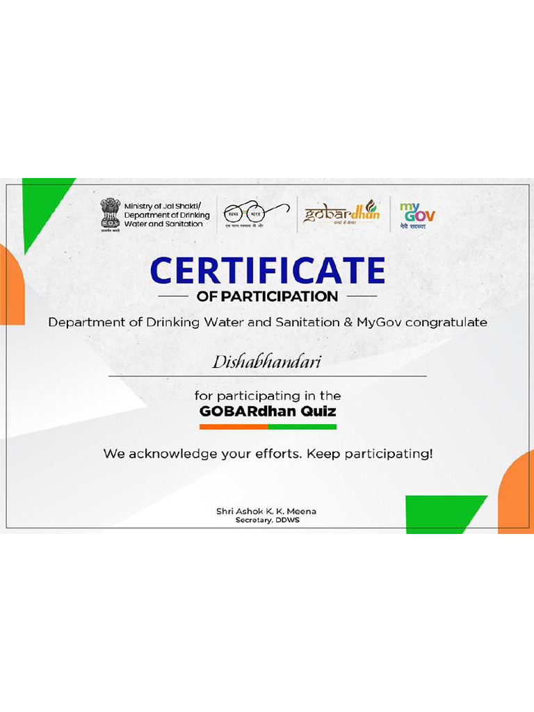 Quiz Certificate | PDF
