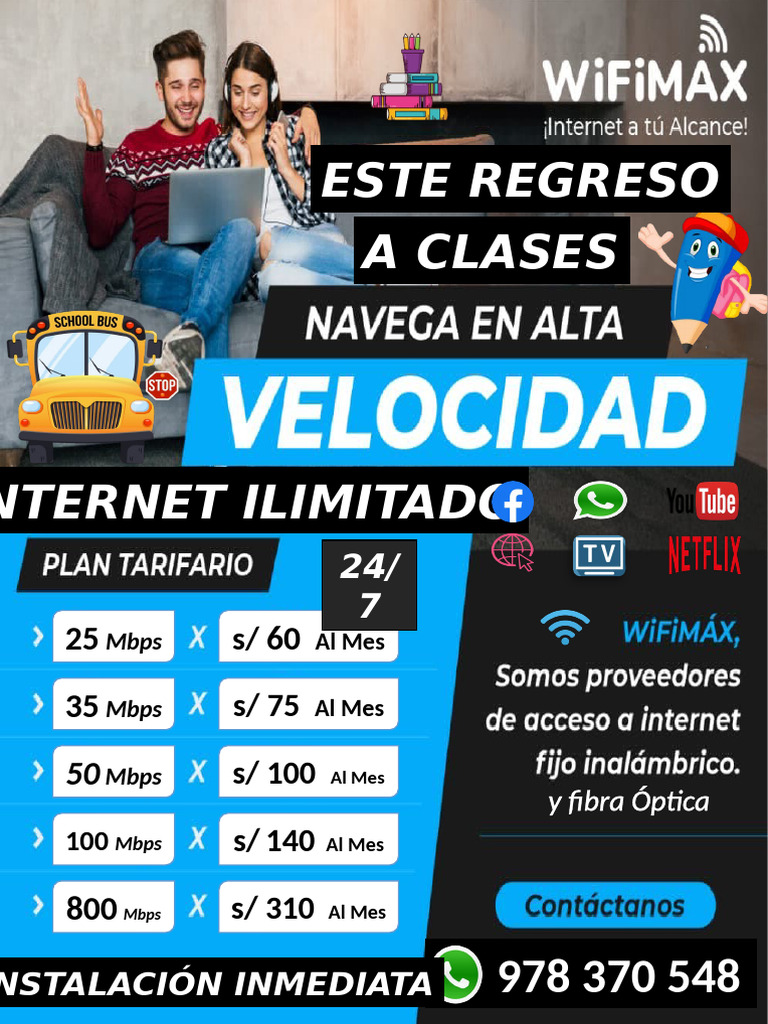 Internet Económico hasta 310 Mbps | PDF