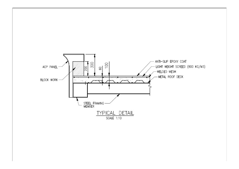 Composite Roof Sheet Detail | PDF