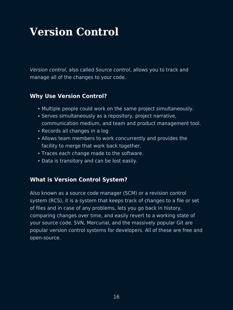 Git - Version Control | PDF