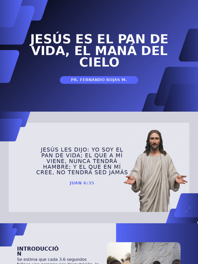 Sermón - Jesús El Pan de Vida | PDF | Jesús | Dios