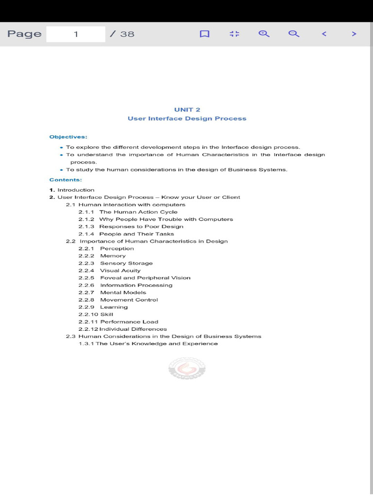 Hci Unit 2 | PDF