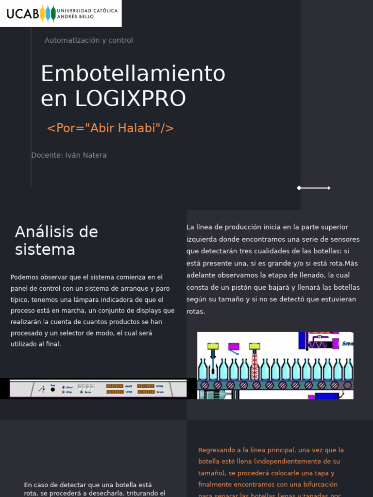 Embotellamiento Logixpro | PDF | Poco | Ingeniería Informática