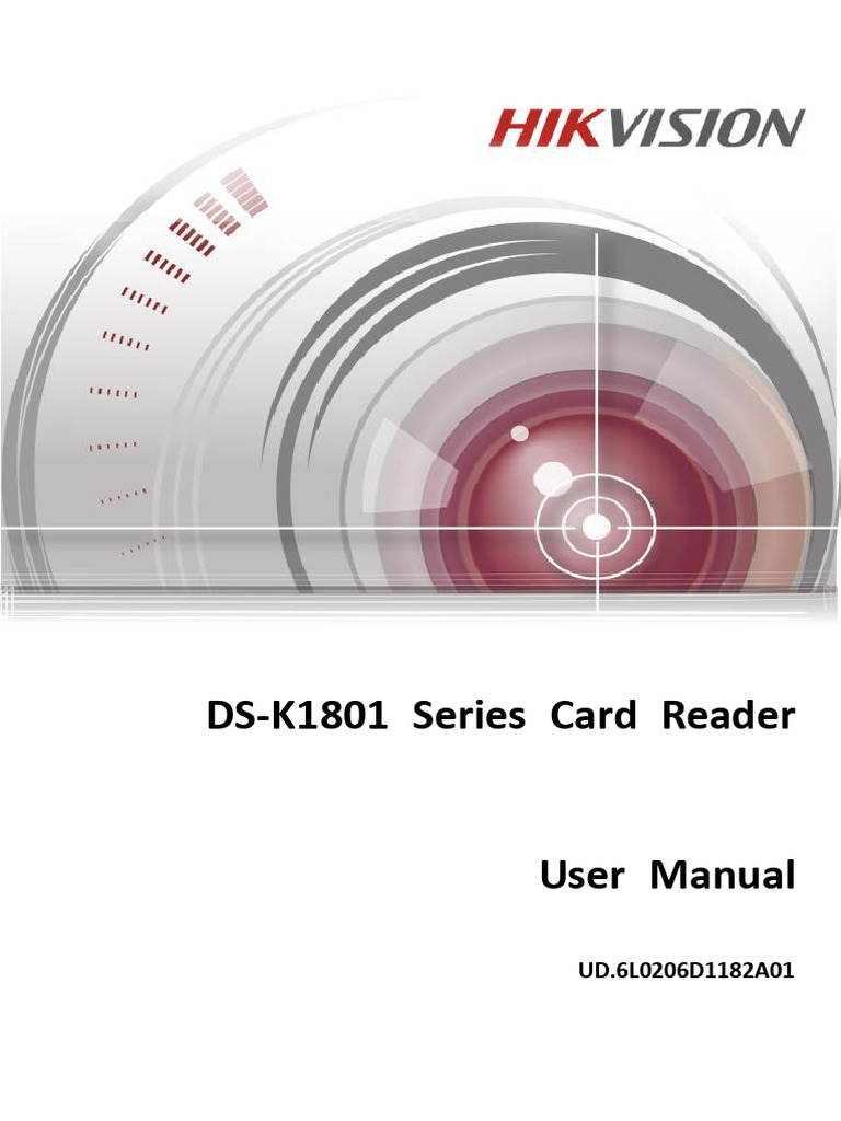 Manual de Utilizare Cititor de Proximitate Cu Tastatura RFID Hikvision ...