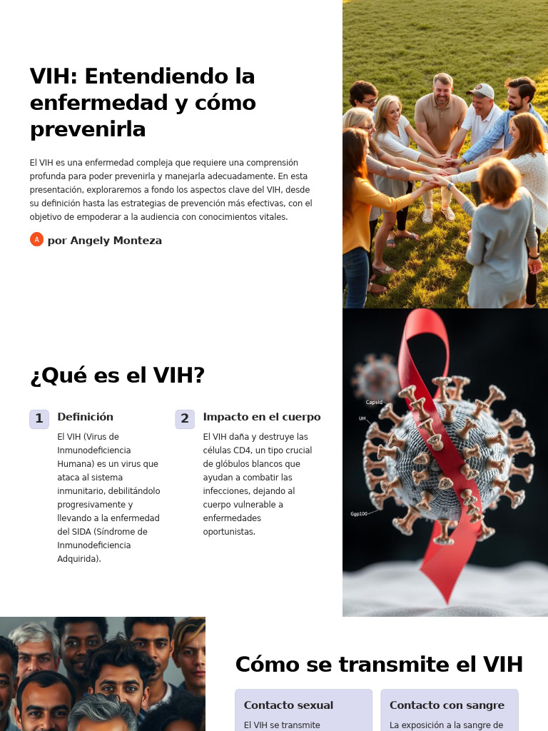 VIH Entendiendo La Enfermedad y Como Prevenirla | PDF | VIH | VIH / SIDA