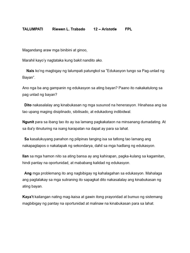TALUMPATI | PDF