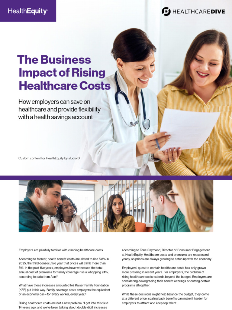 Rising Healthcare Costs, HSAs, and How Employers Can Save | PDF ...