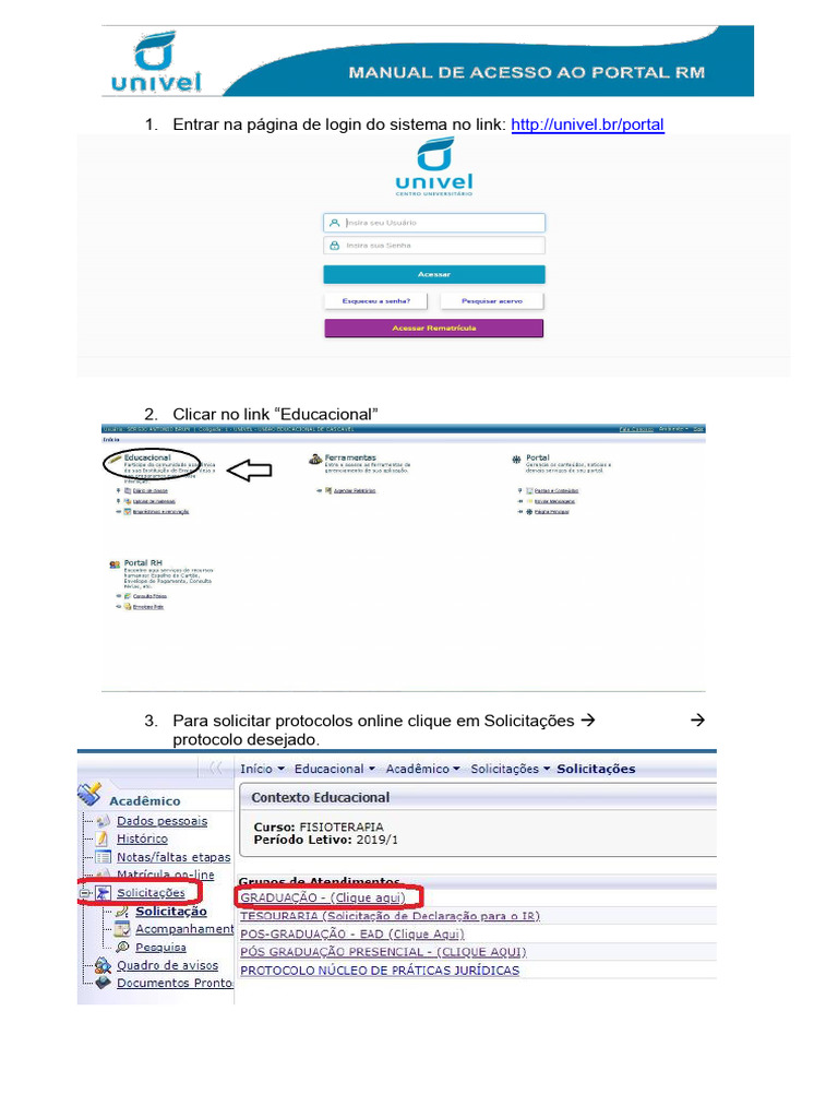1 - Tutorial de Acesso para Alunos | PDF