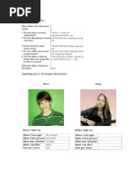 Flyers Speaking Test Questions | PDF