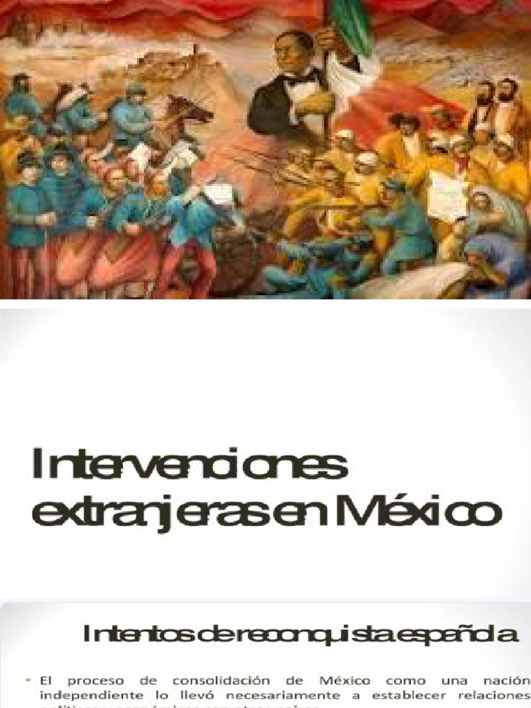 INTERVENCIONES EXTRANJERAS EN MÉXICO | PDF