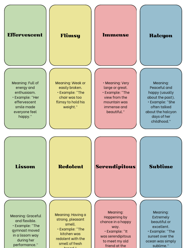 Simple Literary Devices Flashcards in Colorful Muted Style PDF | PDF