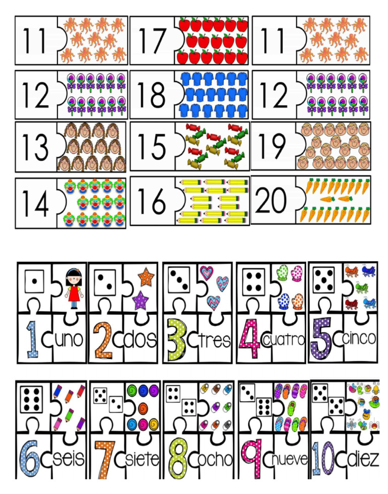 Rompecabezas de Numeros | PDF