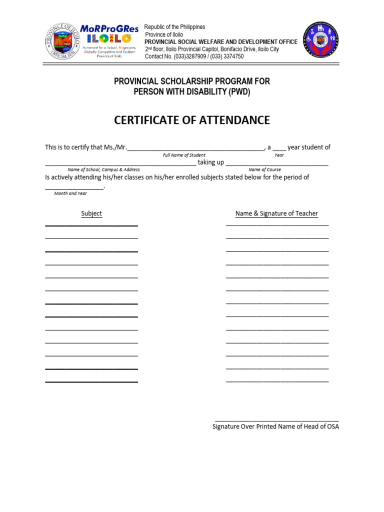 Attendance Educ Assistance | PDF