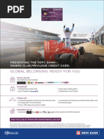 Diners Privilege Card Benefits | PDF | Credit Card | Loyalty Program