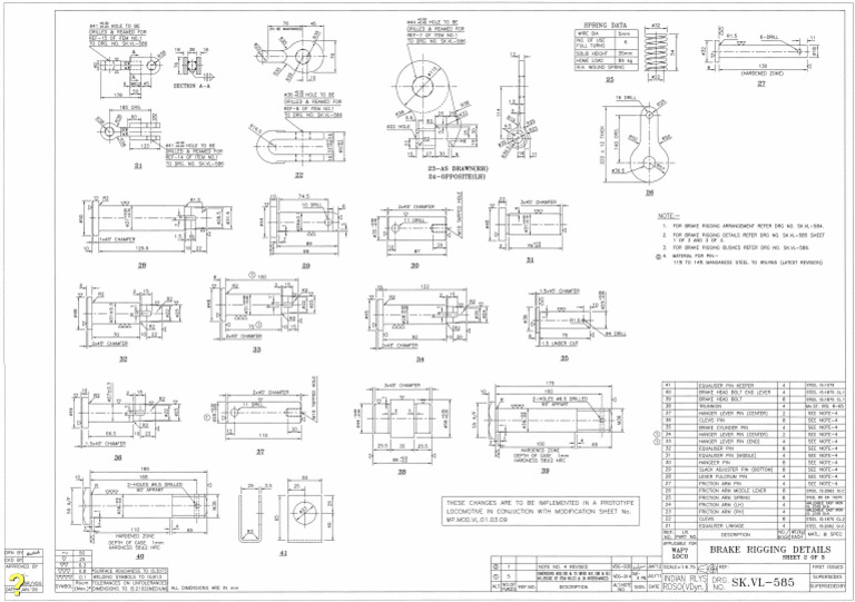 SKVL585A1ALT-2SH2OF3- brake rigging details sheet 2 by 3 | PDF