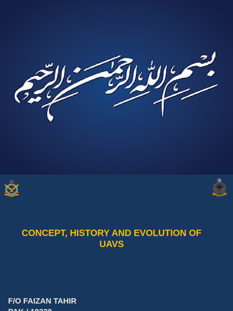 Concept, History and Evolution of UAV | PDF | Unmanned Aerial Vehicle ...